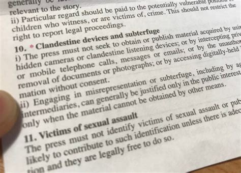 Identifying Sex Crime Victims While Newsgathering Is Breach Of Code