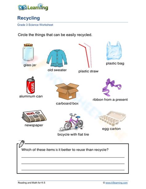 Grade 3 Three R Procedure 2 Worksheet