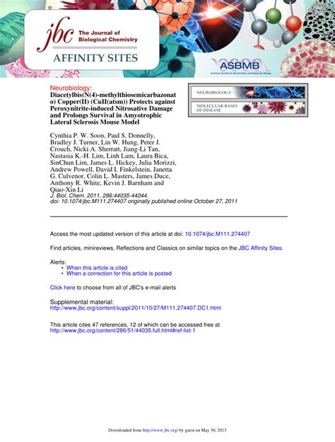 Pdf Cuiiatsm Protects Against Peroxynitrite Induced Nitrosative