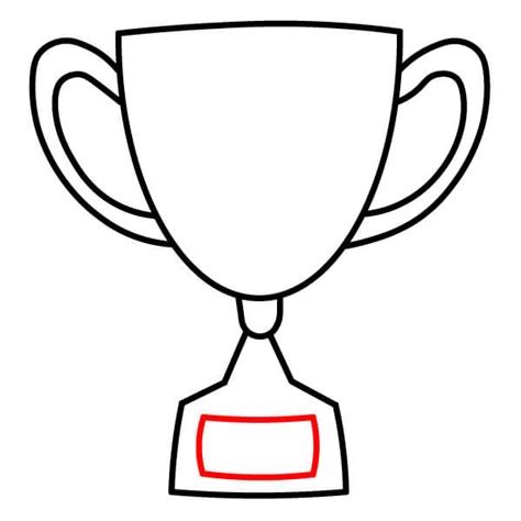 Step 5 Draw A Small Rectangle Inside The Base To Create A Plaque Area