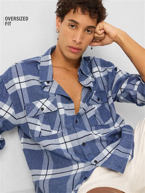 Plaid Shirts For Men Buy Plaid Shirts For Men Online The Souled Store