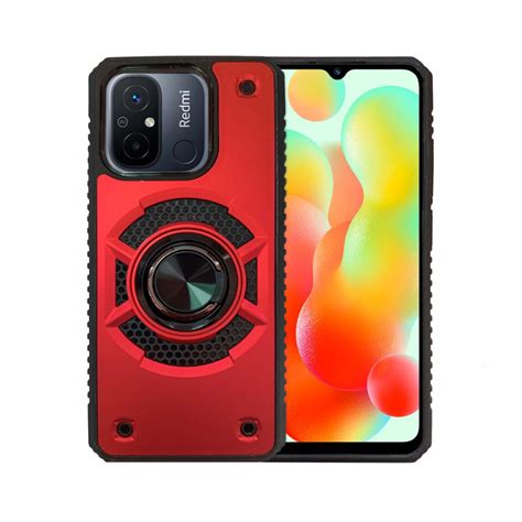 Funda Atti Con Aro Color Rojo Para Celular Xiaomi Redmi 12c Coppel Com