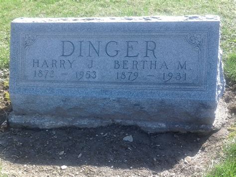 Harry J Dinger 1872 1953 Mémorial Find A Grave