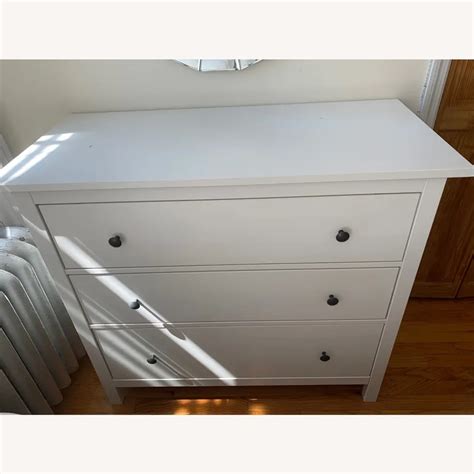 Ikea White Hemnes 3 Drawer Chest