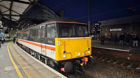 Trains At Newcastle Lsl Class 87002 66078 60056 70811 66720 Many Tones 10 01