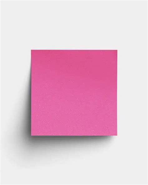 Pink Sticky Note Custom Scene