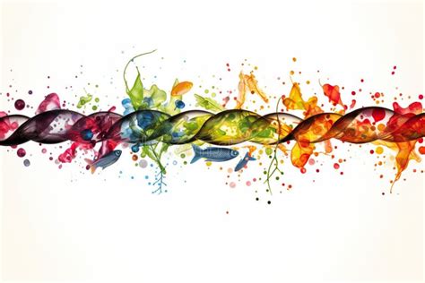 Futuristic Food Protein Sequences Dna Sequences Stock Illustration