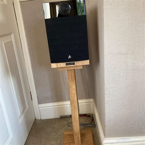 Deluxe Handmade Solid Oak Speaker Stands Bespoke Etsy Uk