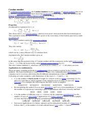 Catalan Number Catalan Number In Combinatorial Mathematics The Catalan Numbers Form A Sequence