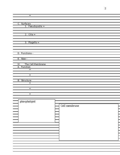 Unit 5 Cell Structure And Function Guided Notes By Biology On All
