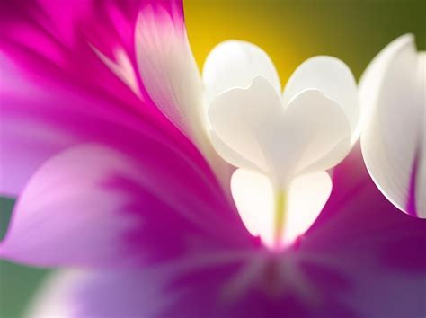 Premium Ai Image White Bleeding Heart Abstract Gradient Background