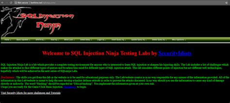 SQL INJECTION And Its MITIGATION