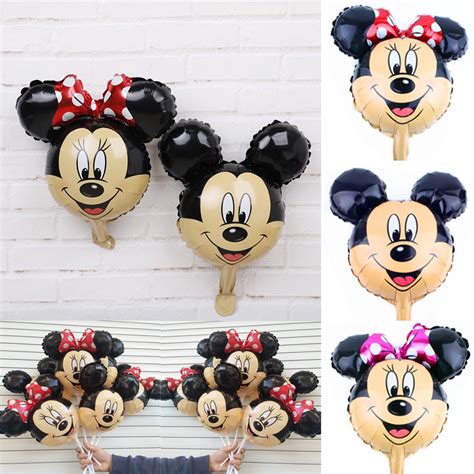 Globos Mickey Mouse 14 Pulgadas Minnie Foil Niños Fiesta De Cumpleaños