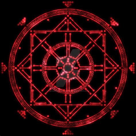 Magic Circle Red Circuitry By Gearchroniclefan On Deviantart