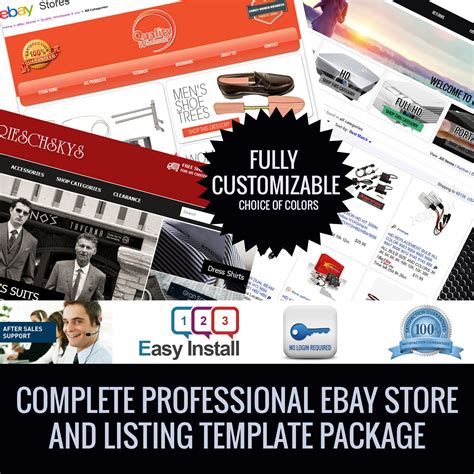 Full Professional Ebay Shop Store And Listing Ebay Template Design