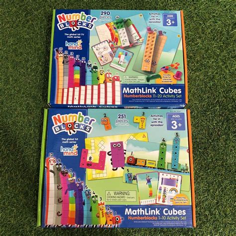 Hand2mind Numberblocks Mathlink Cubes 1 10 Activity Set 30 58 Off