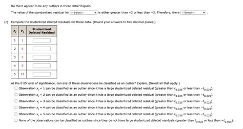 Solved Data For Two Variables X And Y Follow X 1 2 3 4 5