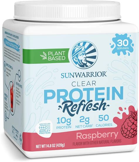 Sunwarrior Vegan Clear Protein Refresh Raspberry Hydrating Plant Based