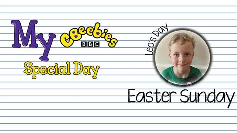 Cbeebies Radio My Cbeebies Special Day Easter Sunday My Cbeebies