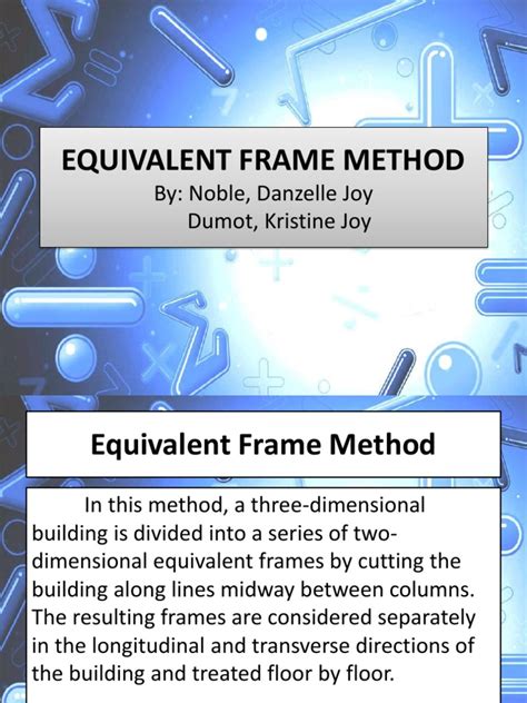 Equivalent Frame Method Pdf Beam Structure Column