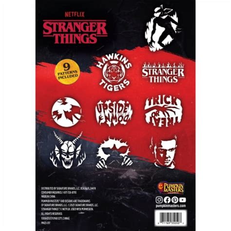 Pumpkin Masters Netflix Stranger Things Halloween Pumpkin Carving Pattern Book 1 Ct Kroger