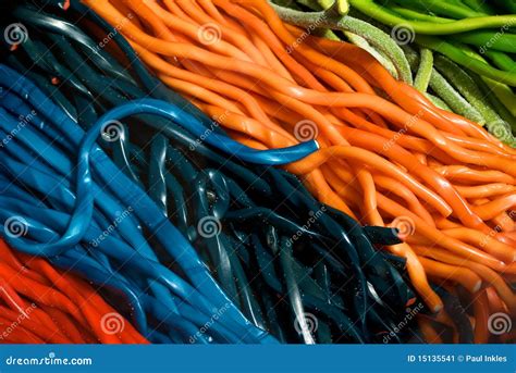 Candy Strings Stock Image Image Of Orange Long Purple 15135541