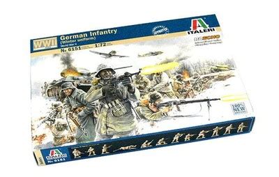 Italeri 6151 Military Model 172 Soldiers World War Ii German Infantry