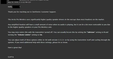 Can Someone Please Confirm Whether The Arctis Pro Wireless Constant
