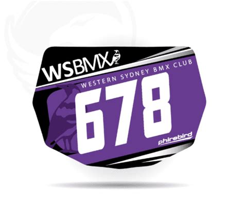 Bmx Race Plates Bmx Club Plates Custom Bmx Plates Phirebird