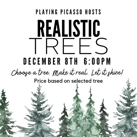 Class Realistic Trees Playing Picasso