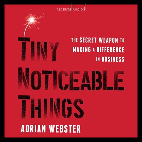 Tiny Noticeable Things The Secret Weapon To Making A Difference In Business Lydbok Adrian