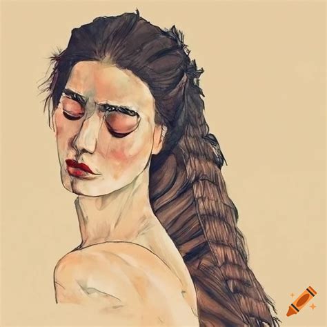 Beautiful Native American Girl Drawings