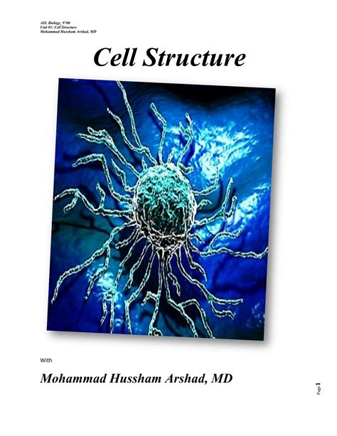 Solution Chapter 1 Cell Structure Studypool