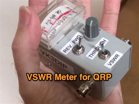 A Miniature Vswr Meter For Qrp The Dxzone