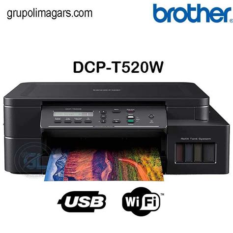IMPRESORA BROTHER DCP T520W WiFi Grupo Limagars Sac