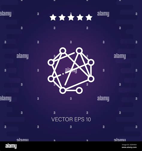 Nodes Vector Icon Modern Illustration Stock Vector Image And Art Alamy