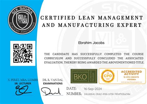 Ebrahim Jacobs On Linkedin Leanmanagement Sixsigmaacademyamsterdam