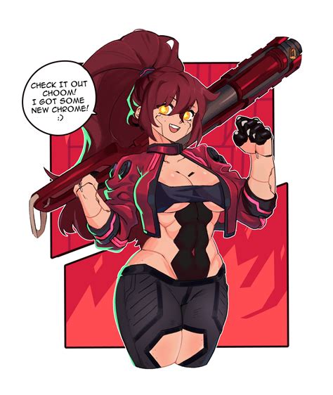 Void Dot Exe Cyberpunk Series Commentary Request Highres 1girl