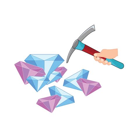 Martillo Con Diamante Ilustración 36198970 Vector En Vecteezy