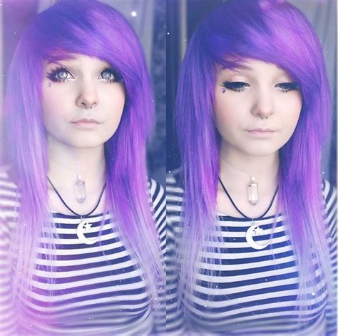 Pastel Purple Scene Hair