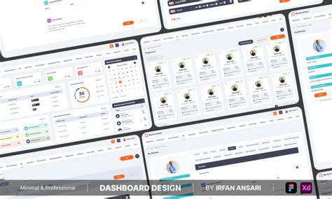 Do Minimal And Professional Dashboard Ui And Ux Design By Irfanansari844 Fiverr