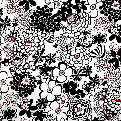 Alexander Henry Satchi Black And White Fabric Emerald City Fabrics