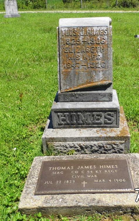 Thomas James Himes 1829 1906 Find A Grave Memorial