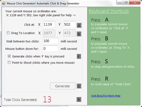 Solution Auto Mouse Click And Drag Generator