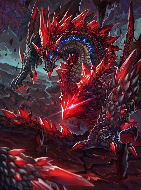 Ruby Dragon Jeeboon Studio Fantasy Dragon Art Dragon Artwork