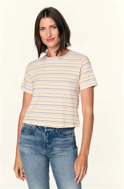 Babe Tee ~ Sunrise Stripe Chic Streets