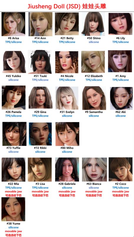 Jiusheng Sex Doll Head Coeros