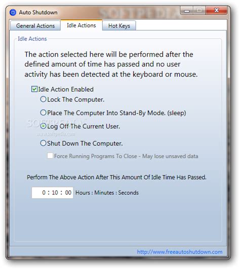 Auto Shutdown Download Review Screenshots