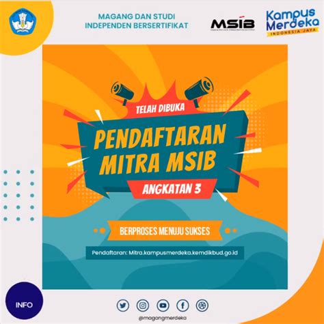 Pendaftaran Mitra Msib Angkatan 3 Telah Dibuka Fakultas Teknik