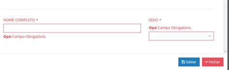 Css Jquery Form Validation Posição Do Div De Erro Em Campos Select